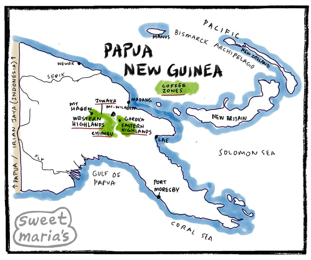 Papua New Guinea Coffee Overview - Sweet Maria's Coffee Library
