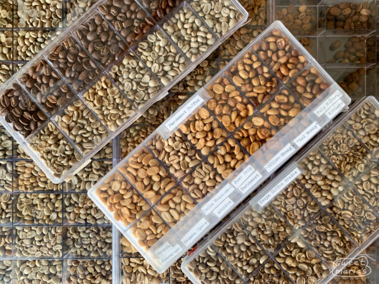 Green Coffee Sample Trays - Sweet Maria's Coffee Library